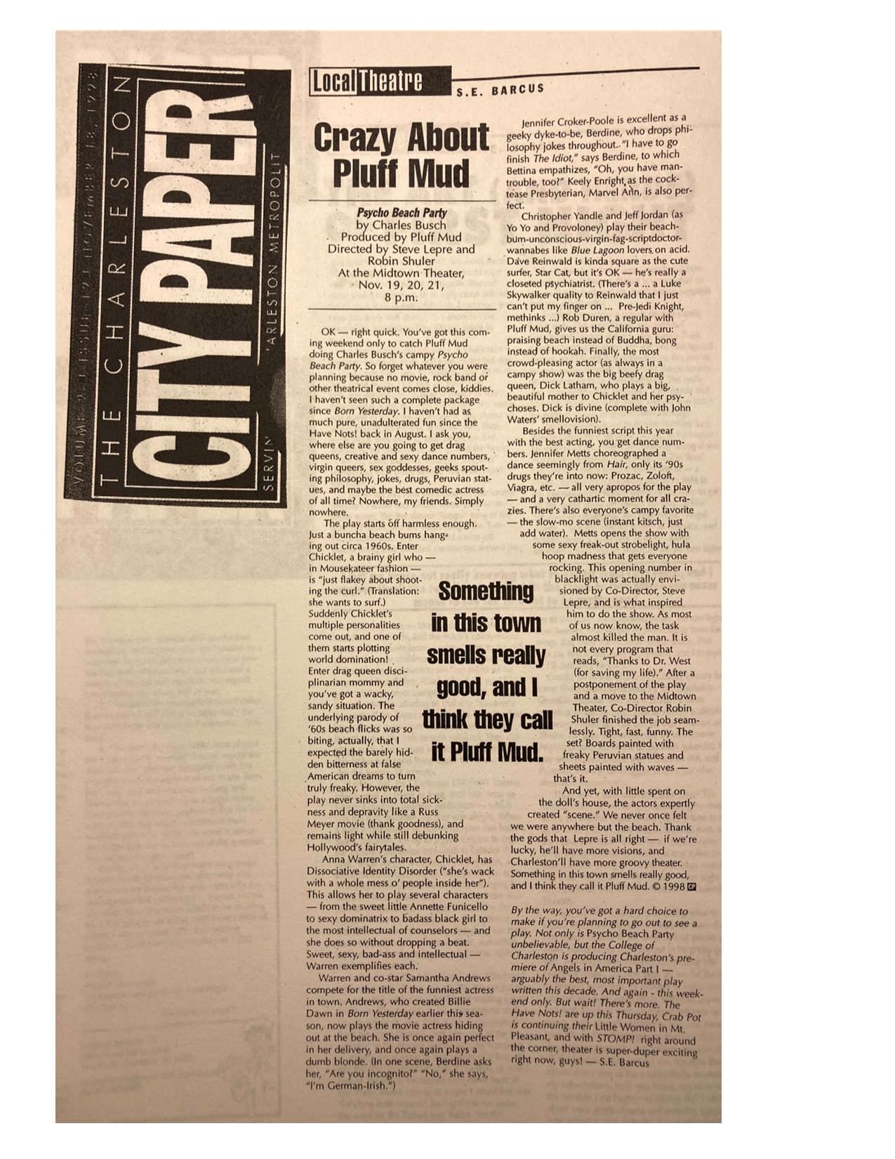 Charles Busch’s Psycho Beach Party, review – S.E. Barcus